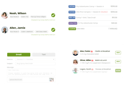 Electronic Health Record System for Camps and Youth Programs