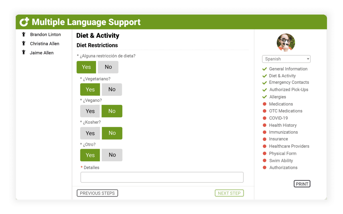 Additional Features | CampDoc: Camp Management Software + Electronic ...